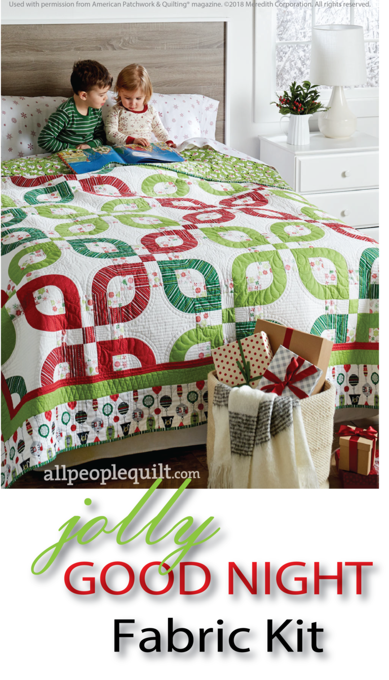 jolly Good Night Fabric Kit - cherry blossoms